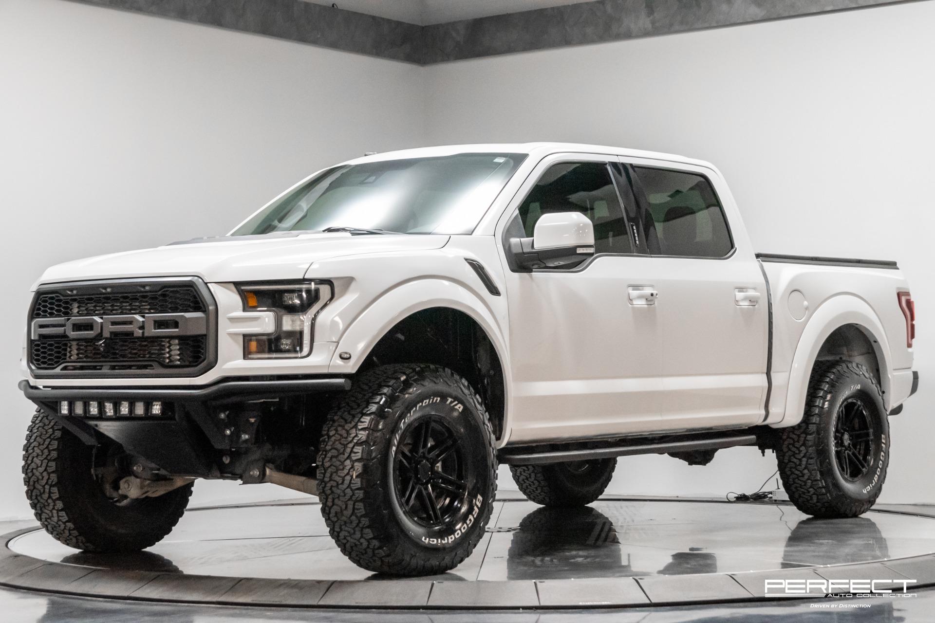 Ford Raptor White With Black Rims