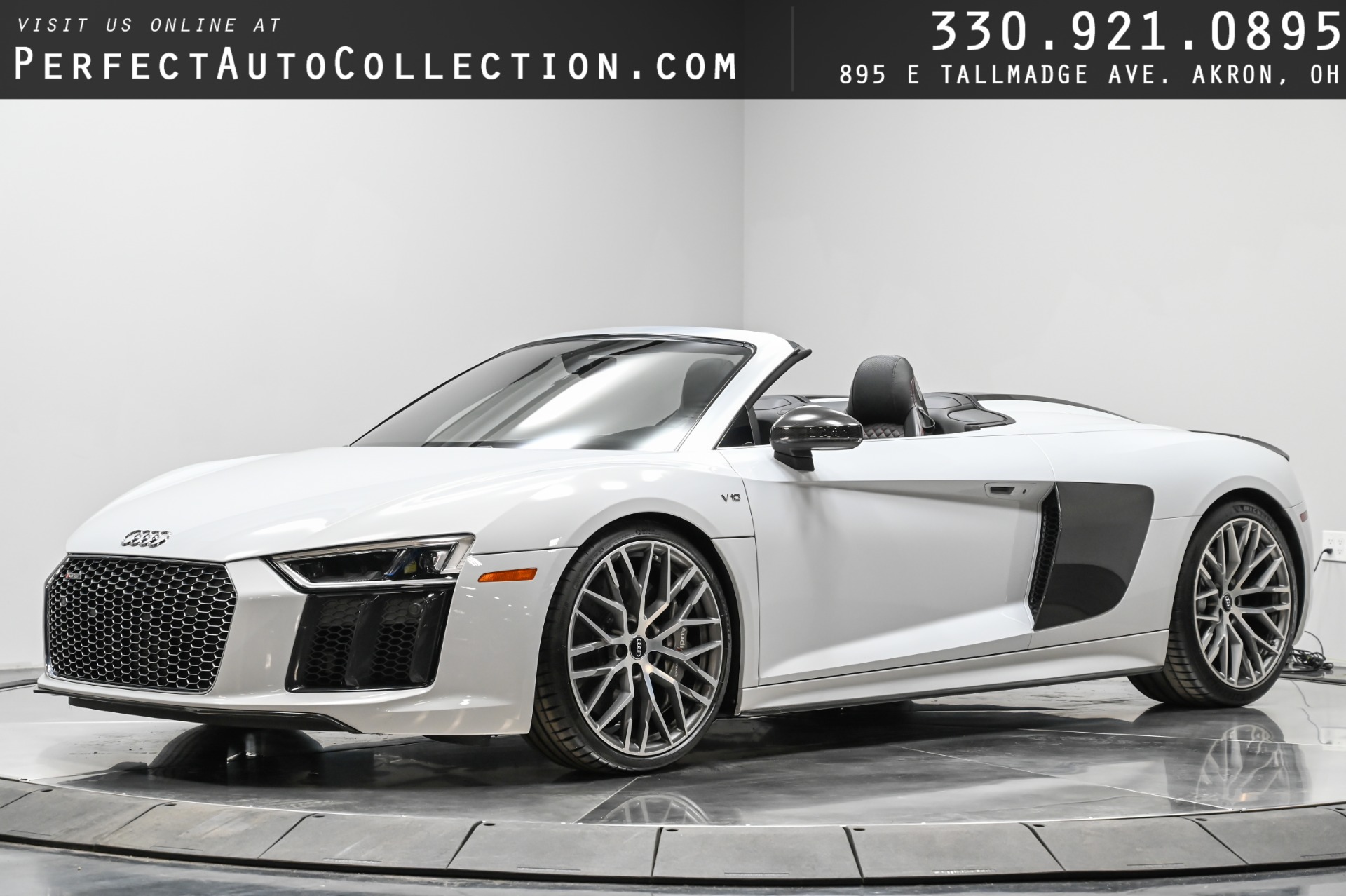 Used 2018 Audi R8 5.2 quattro V10 Plus Spyder For Sale (Sold) | Perfect Auto Collection Stock # ...