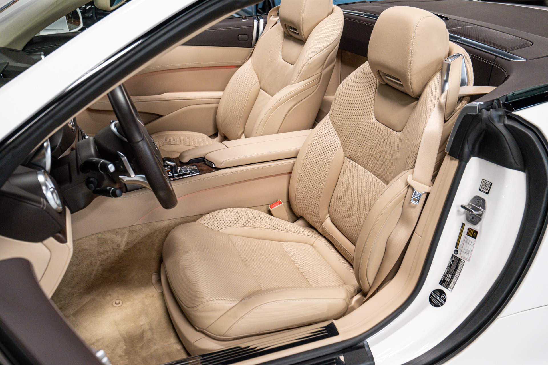 Mercedes Convertible Beige Interior