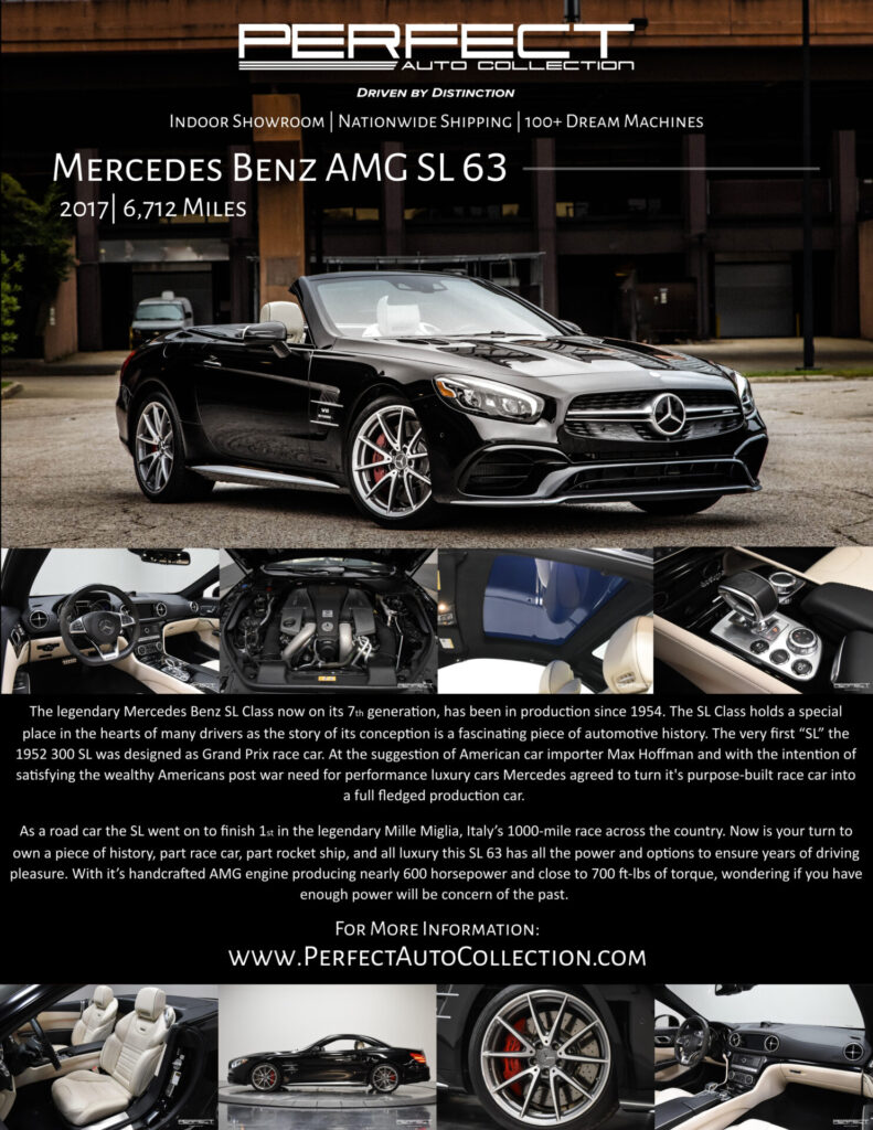 A brief history of Mercedes Benz legendary SL | Perfect Auto Collection